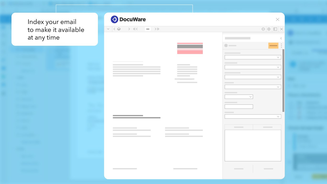 New: DocuWare Outlook Add-in